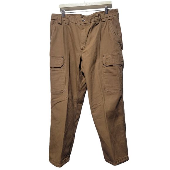 Duluth Trading Co | Pants | Duluth Trading Co Mens Fleece Lined Tan ...